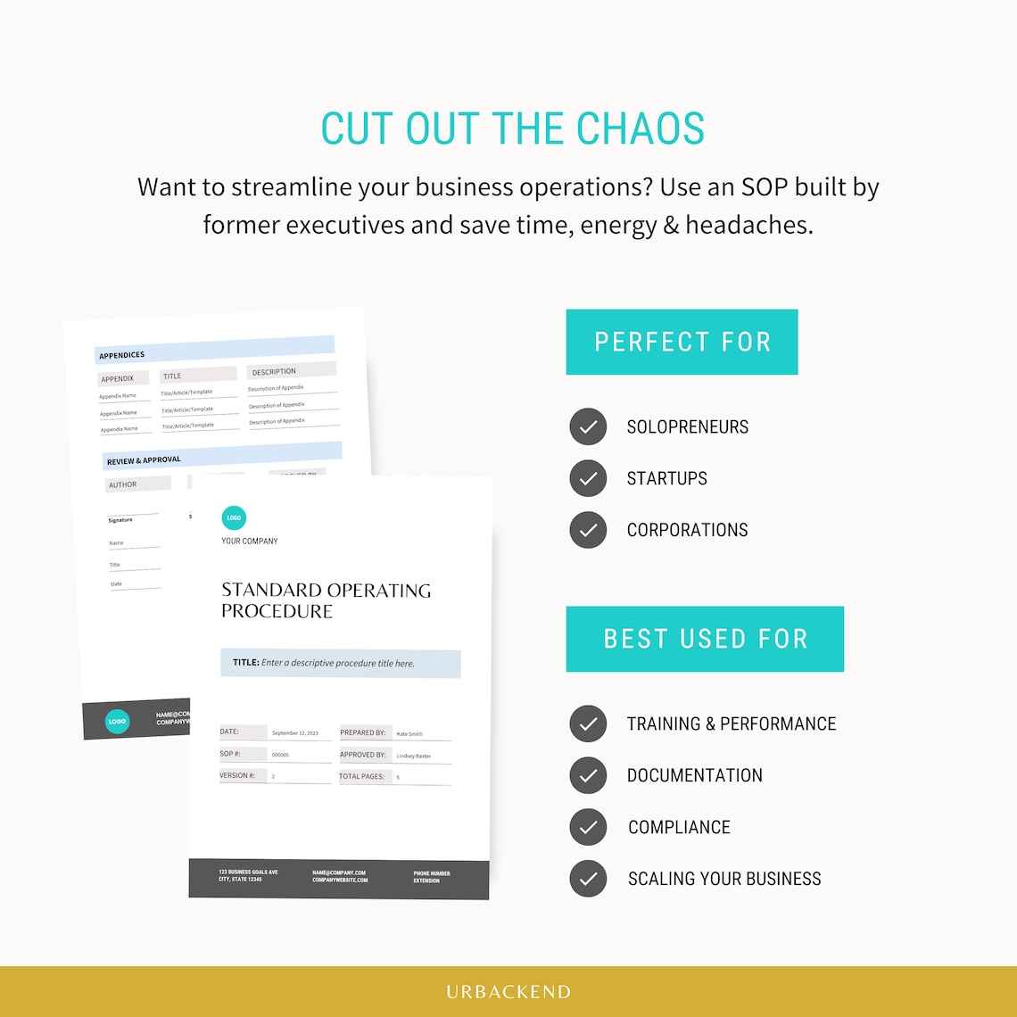 Standard Operating Procedure Template: Editable SOP, Canva & PDF - Etsy