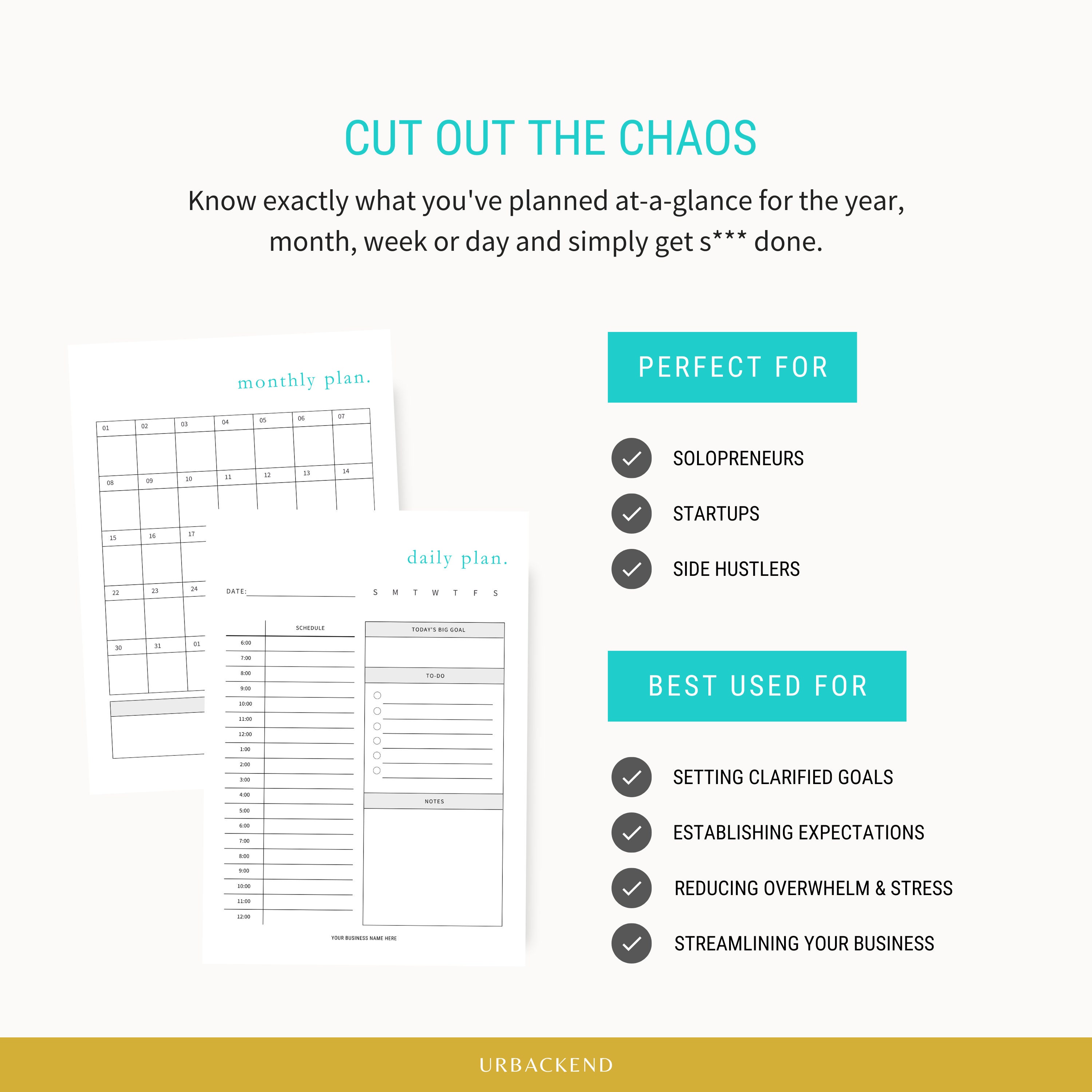 Startup Business Guide/planner Printable Template, Small Business Guide ...