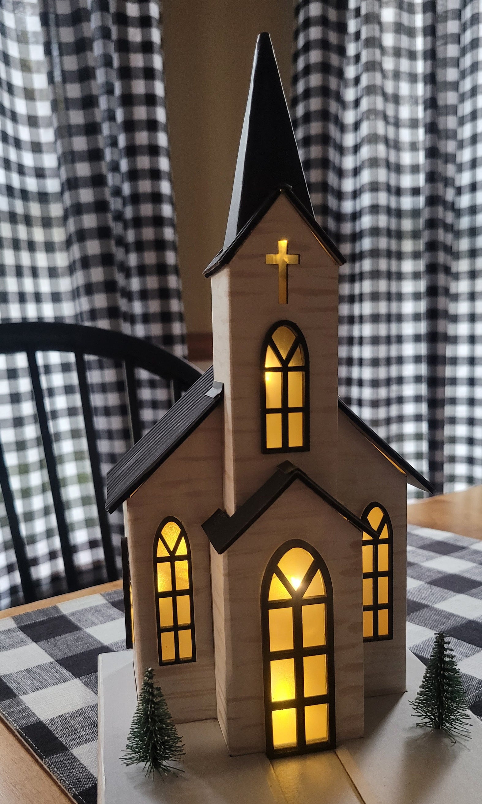 Laser Cut Cardboard Church Building (digital Download) - Etsy