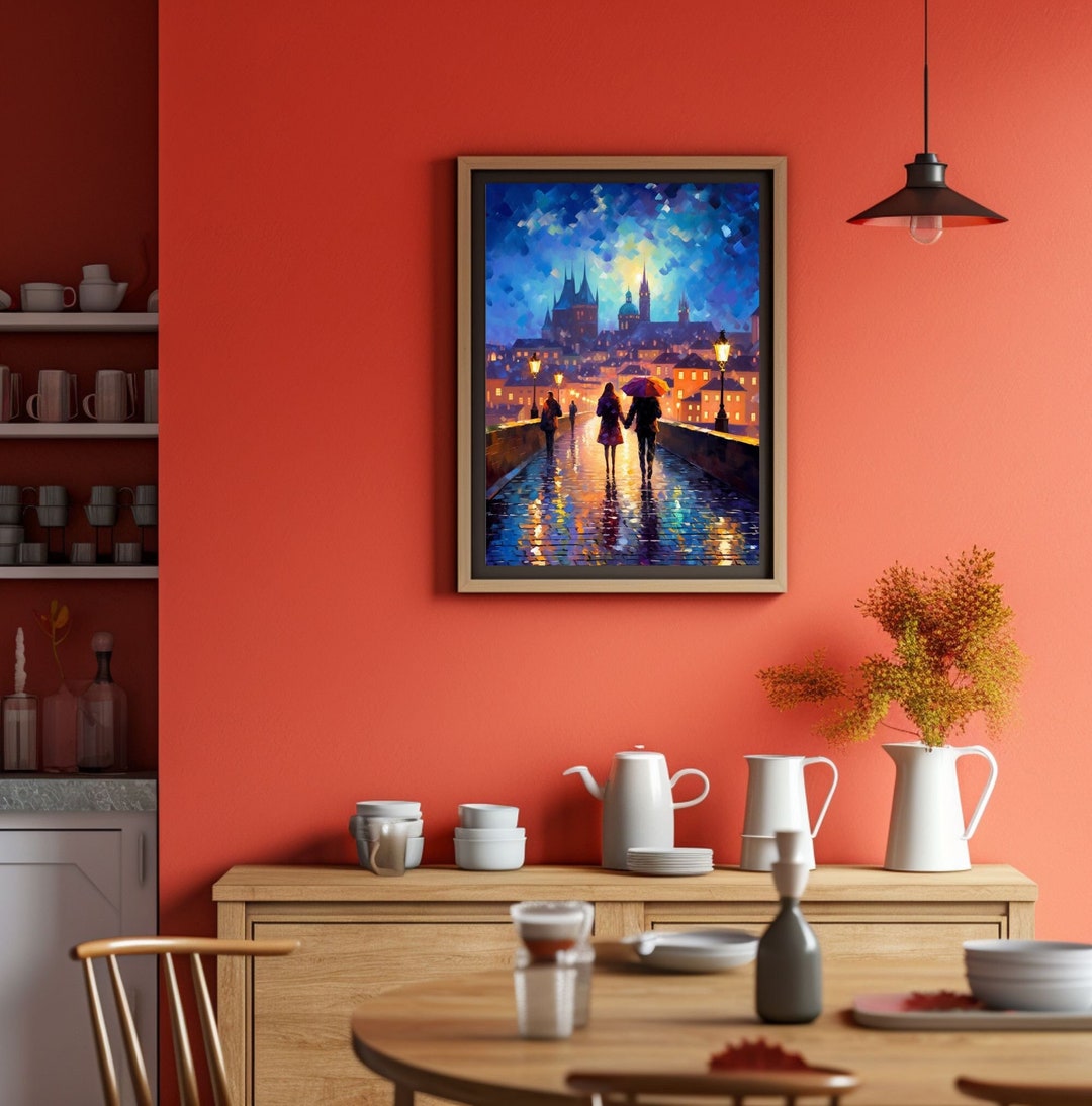 Romantic Evening Stroll - Couple Love, Romantic Decor, Love Story ...