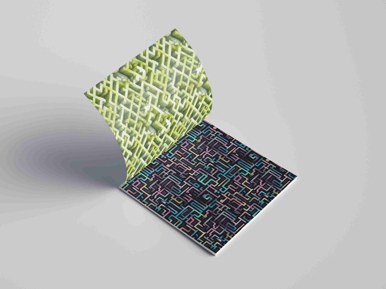 20 Pack of High Resolution Pastel Watercolor Mazes Seamless - Etsy
