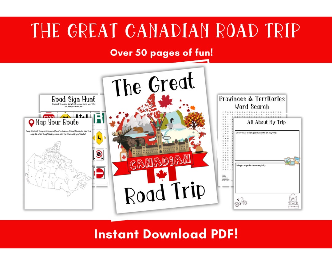 The Great Canadian Road Trip Ultimate Bundle | Instant Download | Kids ...