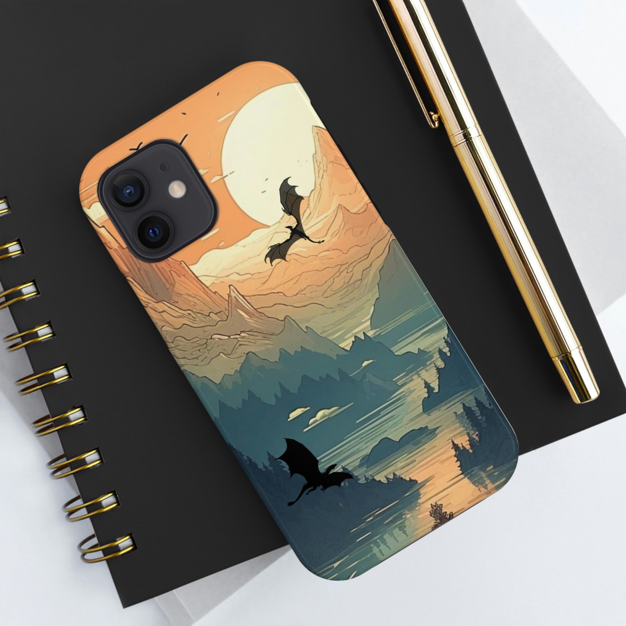 DND Custom iPhone 14 13 12 Pro Max Mini Tough Case, Landscape With ...