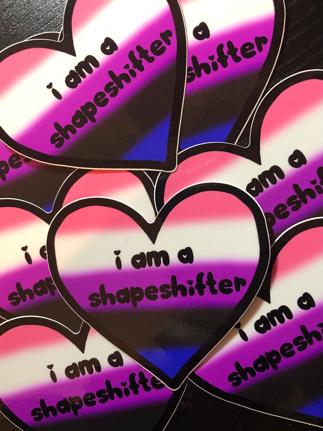 Shapeshifter Gender Fluid Pride Vinyl Sticker - Etsy