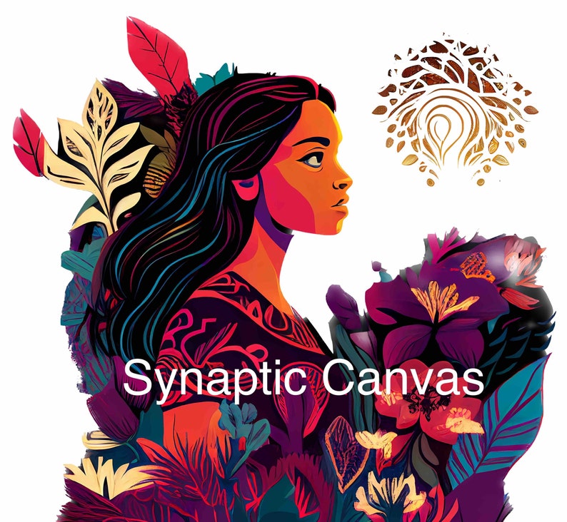 Gen Z Garden PNG | Digital Design Download | Wildflower Png | Women ...