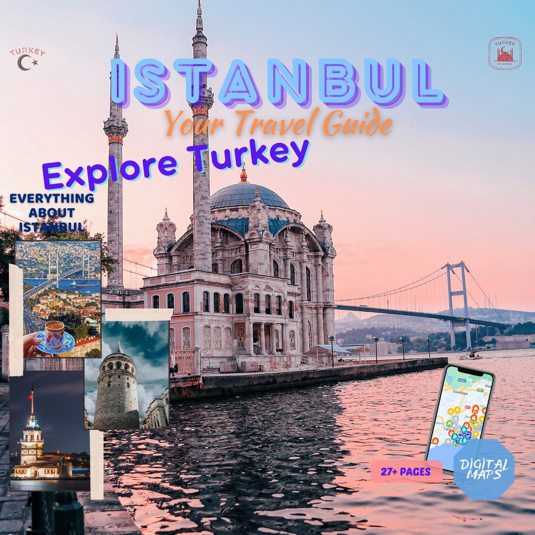 Istanbul Travel Itinerary Digital Ebook Guide, Summer Holiday, Travel ...