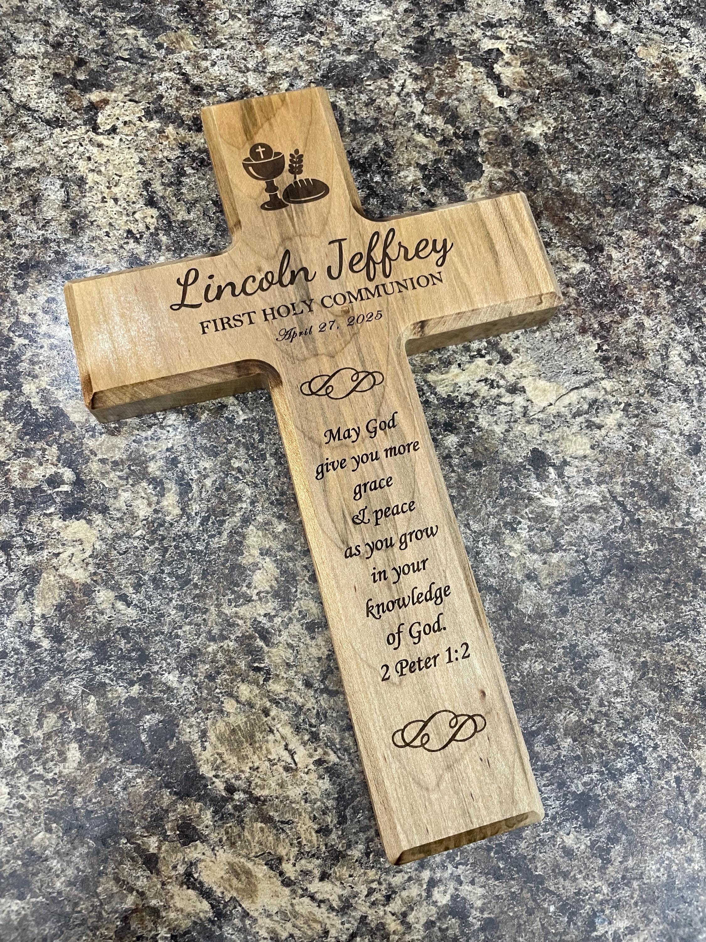 First Communion Cross - Etsy