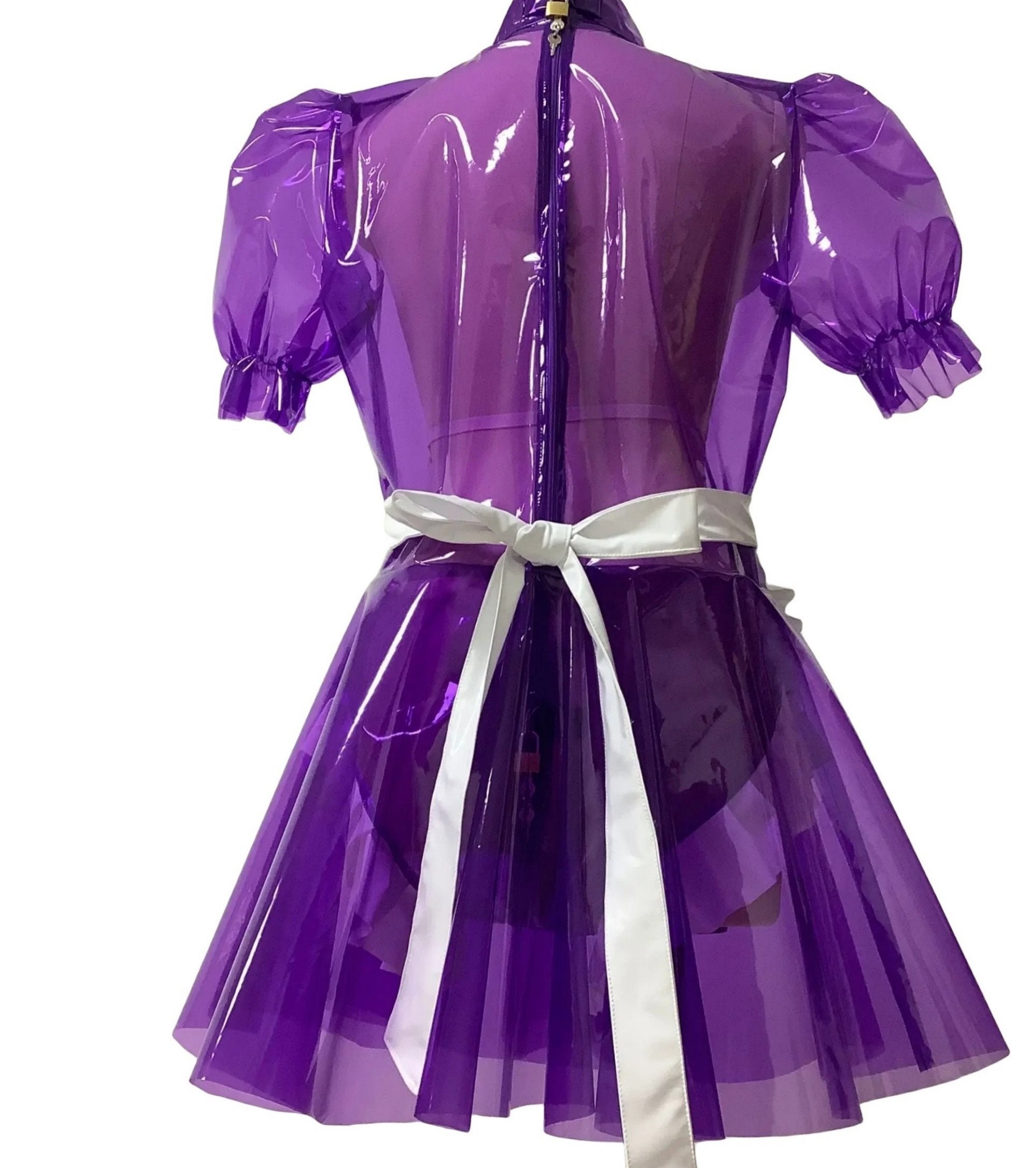 Clear PVC Maid Costume Sweet Lolita Dresses and Panty With Apron - Etsy