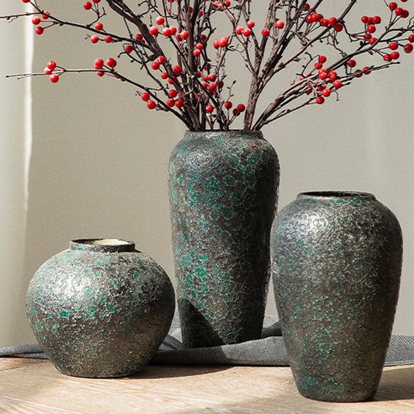 Rustic Flower Vase - Etsy