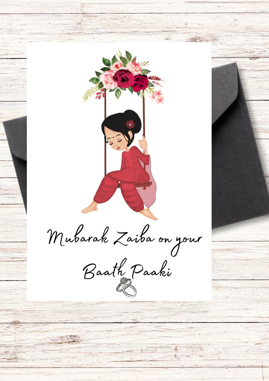 Baat Paaki Baat Paki Card Wedding Engagement Soon Arriving - Etsy