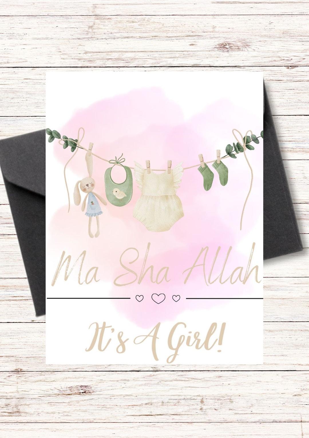 Baby Girl Congratulations, Islamic Congrats Birth New Baby Muslim ...