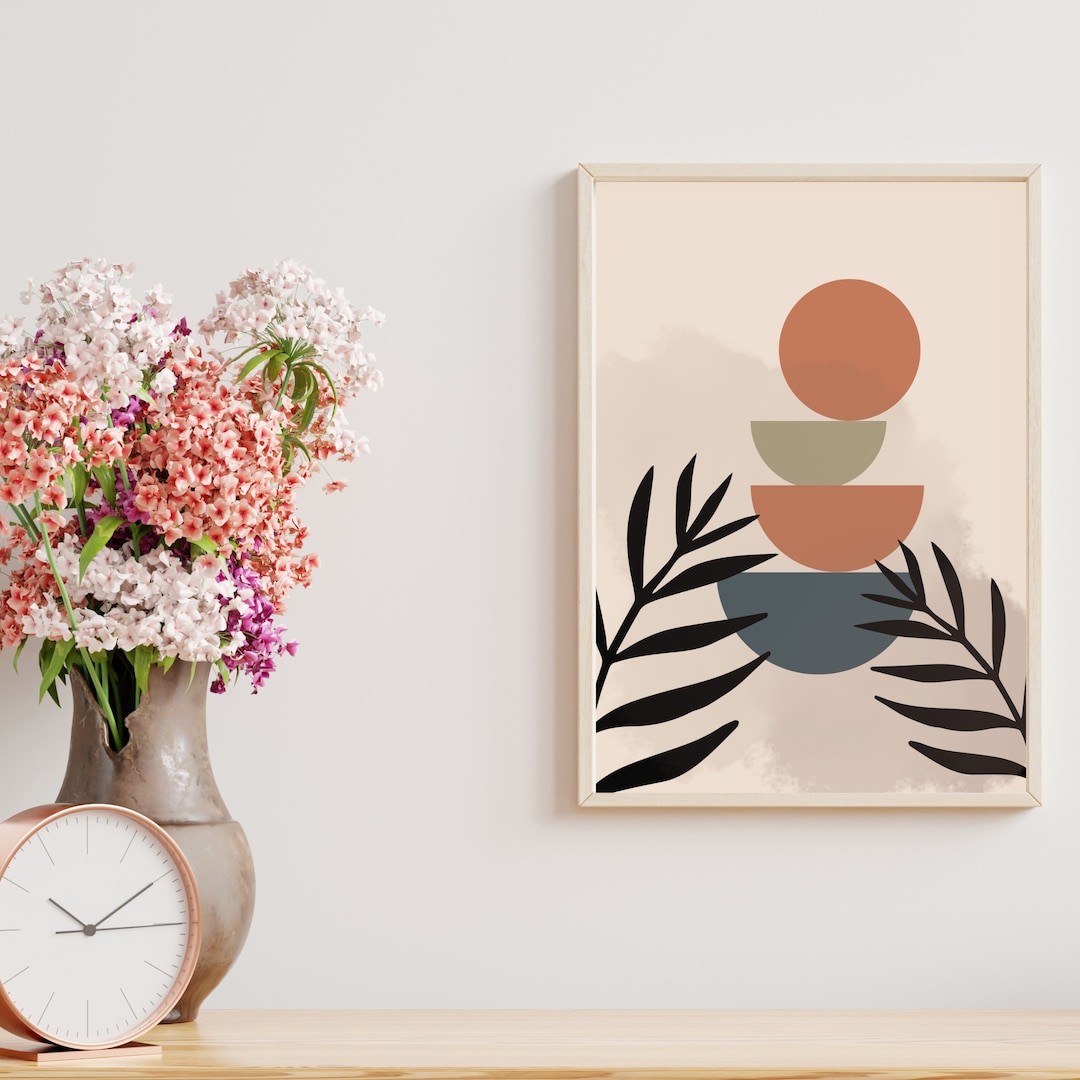 DIGITAL PRINT | Boho Shapes Poster | Digital Poster | Wall Art ...