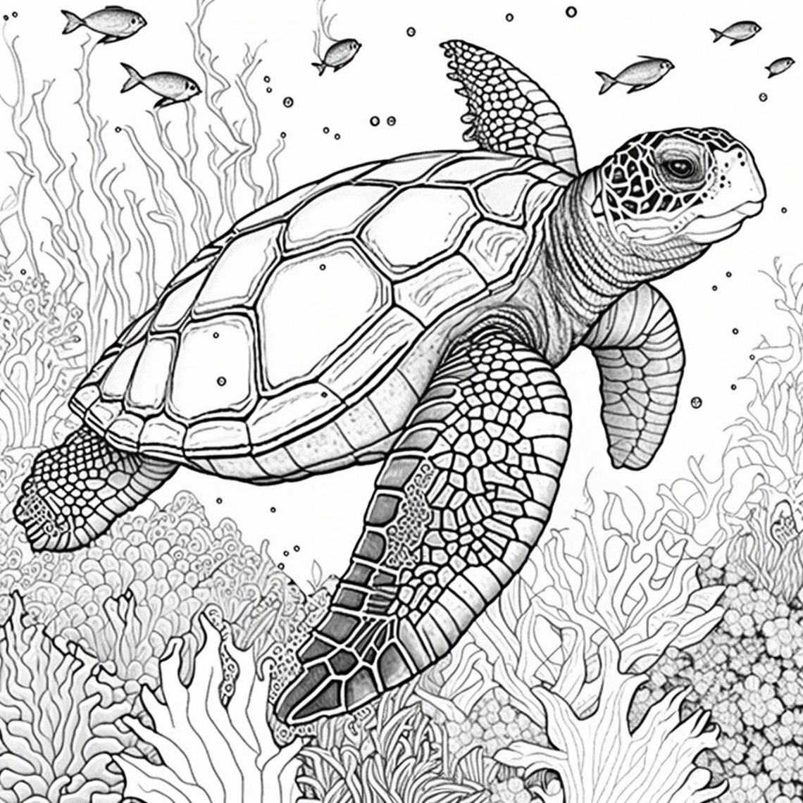 Animal Coloring Pages - Etsy