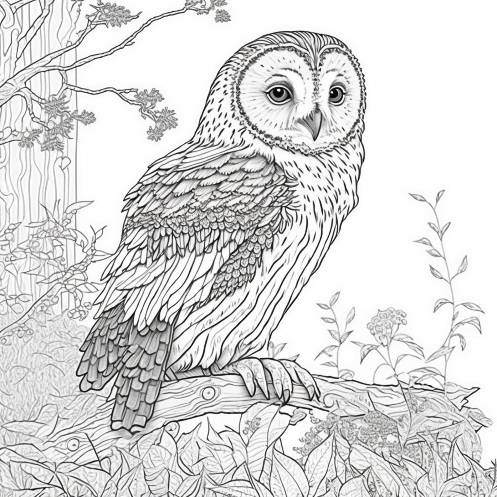 Animal Coloring Pages - Etsy