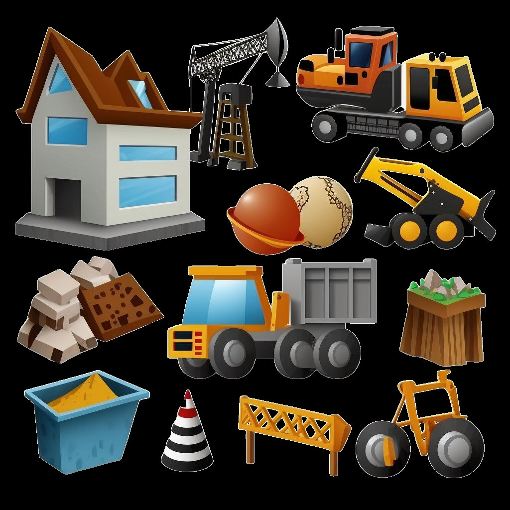 Construction Clipart - Etsy