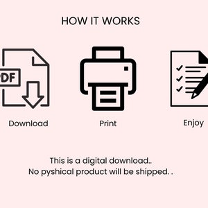Undated Monthly Planner Printable, Month on Two Pages, Month at a ...