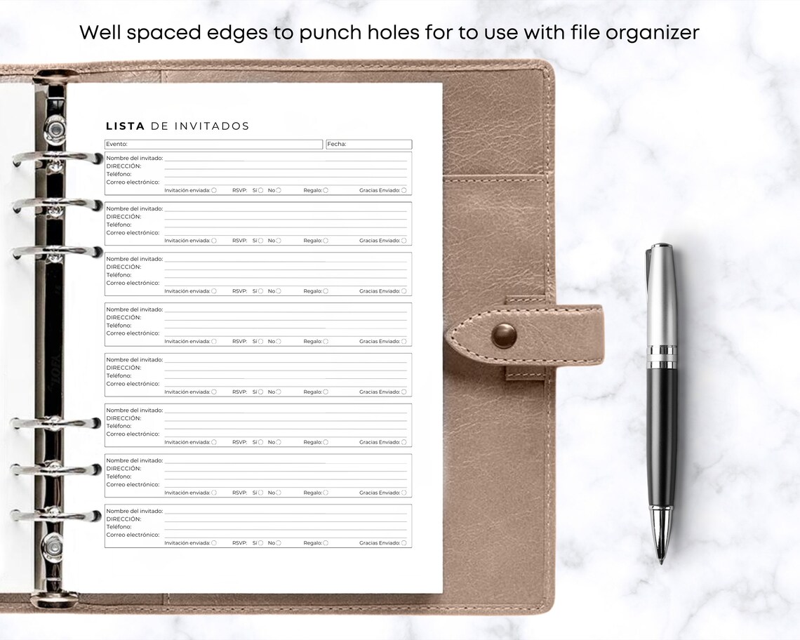 Lista De Invitados , Boda, Lista Imprimible, Cumpleaños, Guest List - Etsy