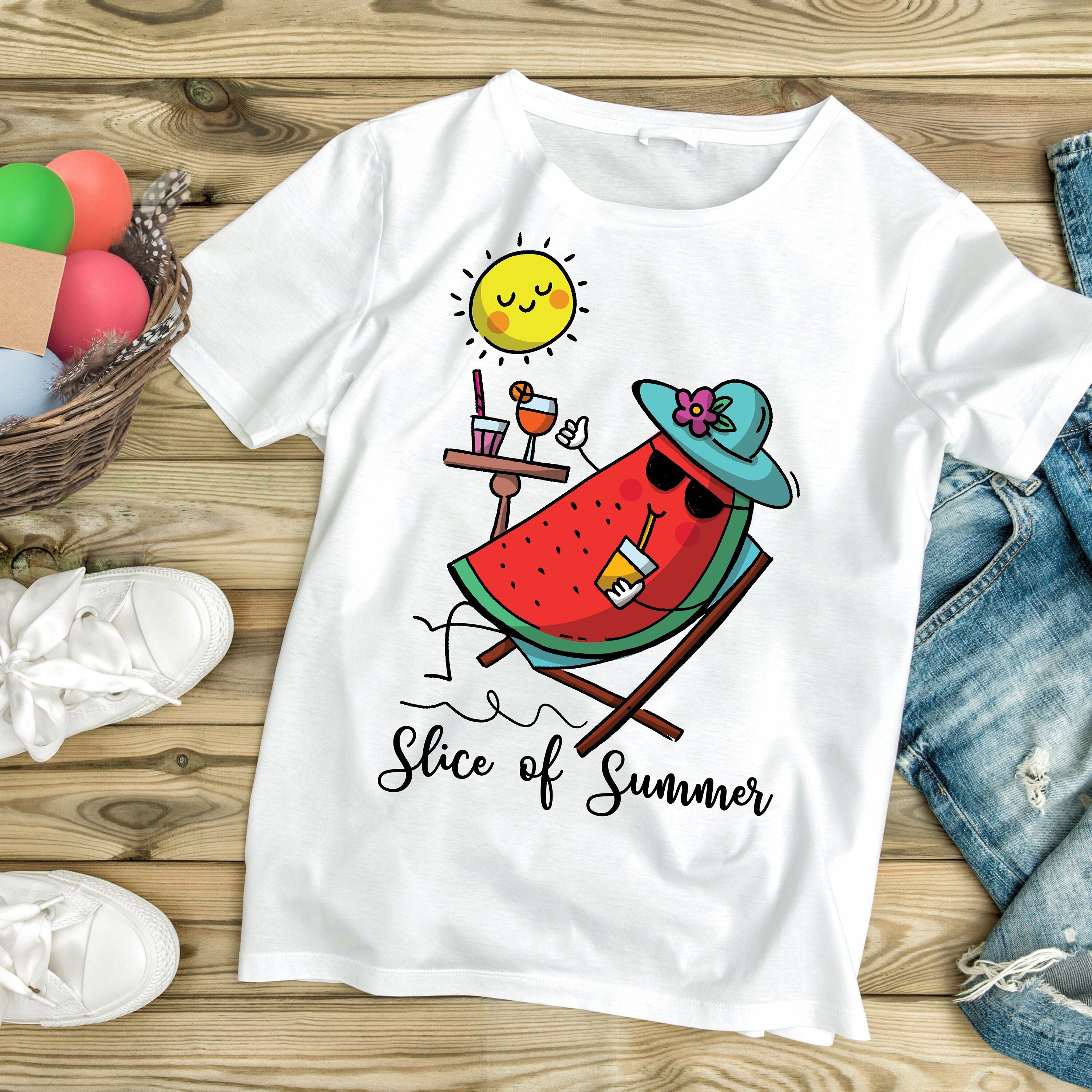 Slice of Summer PNG Digital Download SVG Design Bag - Etsy
