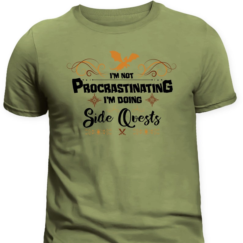 Side Quests PNG Digital Download SVG Design T Shirt - Etsy