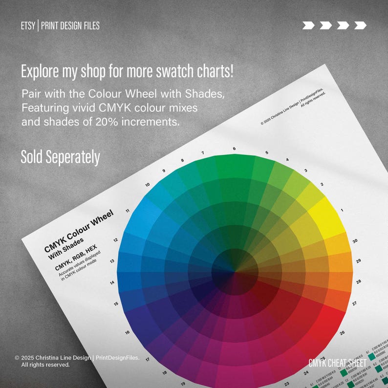 Hoja de referencia de color imprimible: 55 muestras esenciales ...