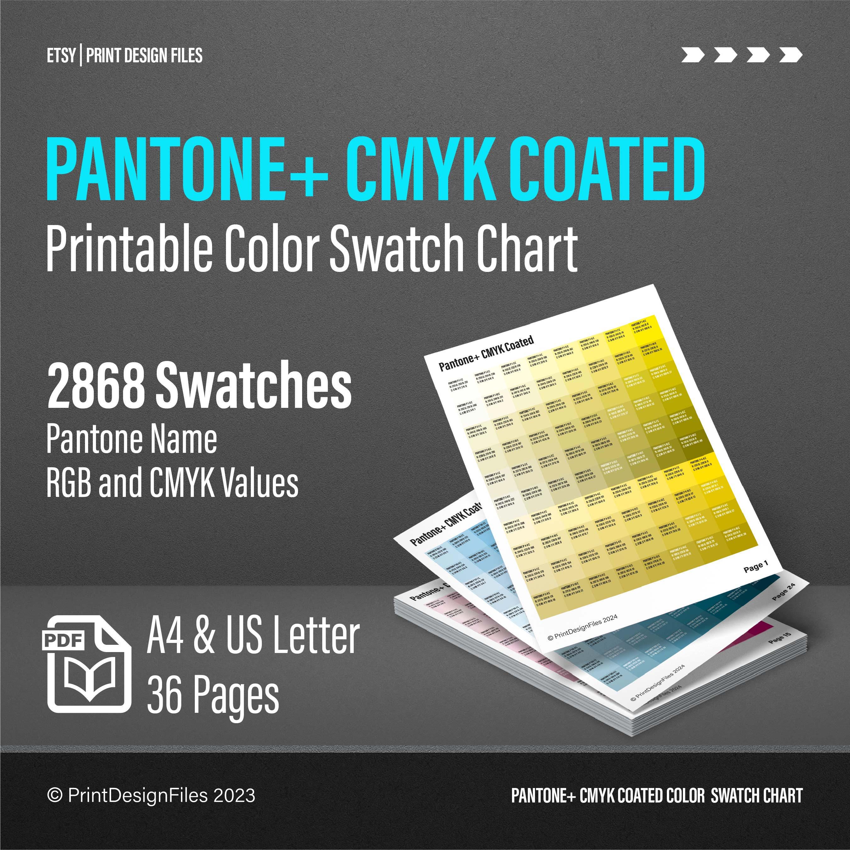 Cmyk Color Chart With Names