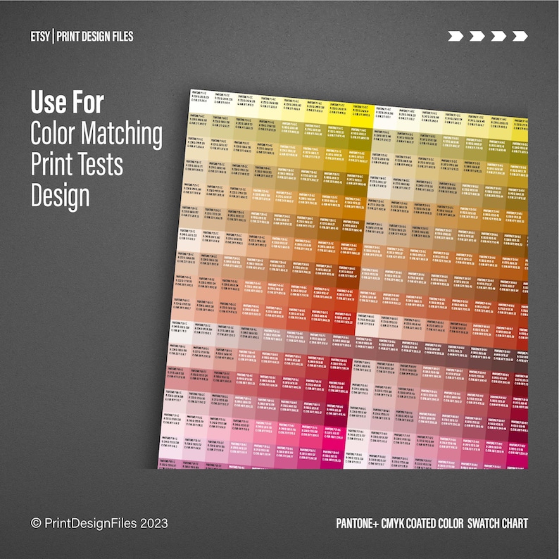 Pantone CMYK Coated Color Swatches Chart 2100x945mm Size Each Swatch ... Pantone CMYK Coated Color Swatches Chart 2100x945mm Size Each Swatch ...