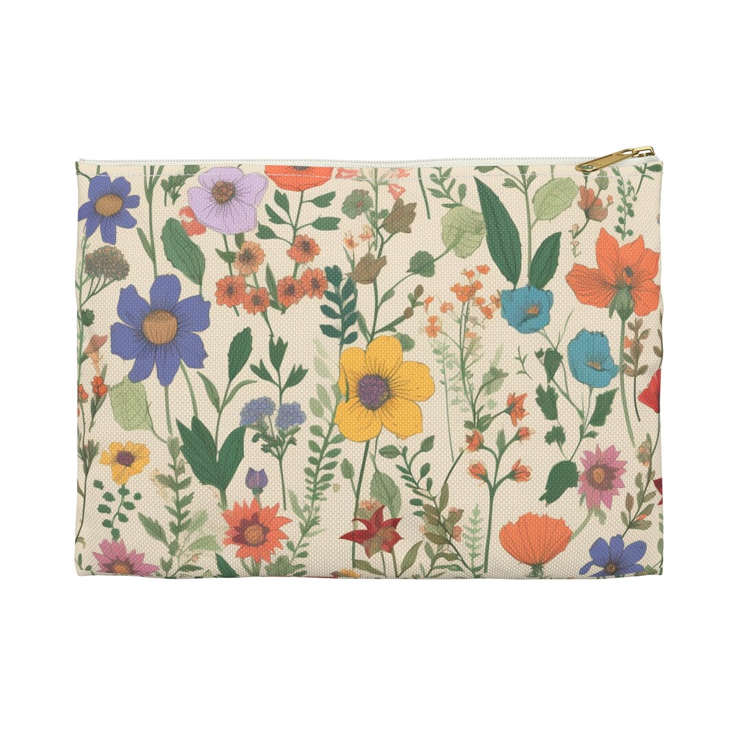 Wildflowers Makeup Bag Rifle Paper Boho Bag Bridesmaid Makeup - Etsy