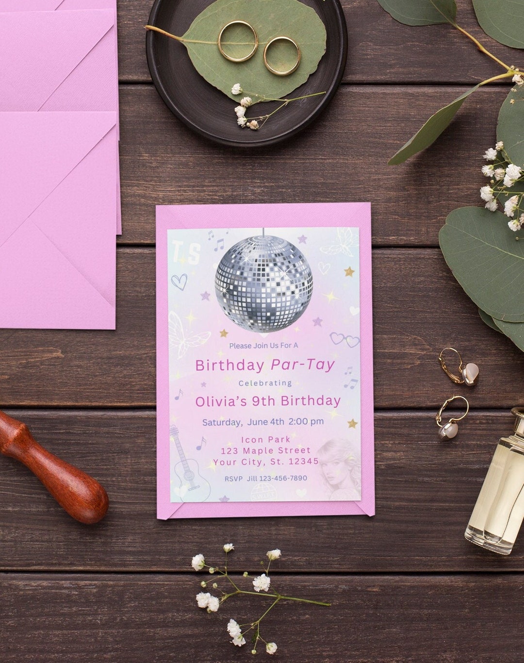 Swiftie Invitation Swiftie Birthday Invitation Swiftie Party Invitation ...