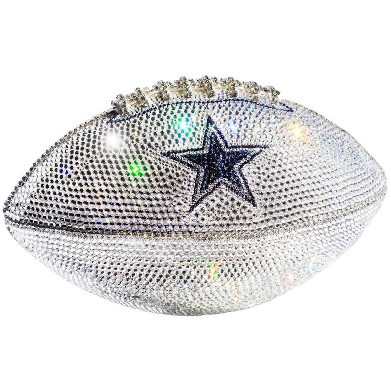 Swarovski Crystal Dallas Cowboys Football Bling Football Dad Gift ...