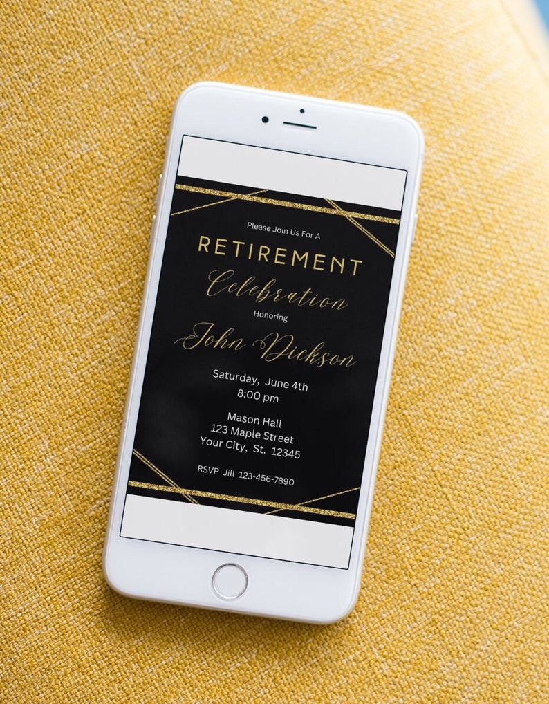 Retirement Party Invitation Retirement Invitation Template Retirement ...