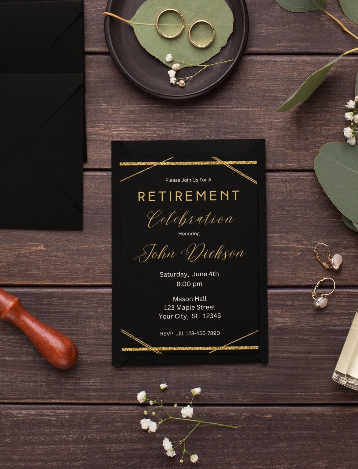 Retirement Party Invitation Retirement Invitation Template Retirement ...