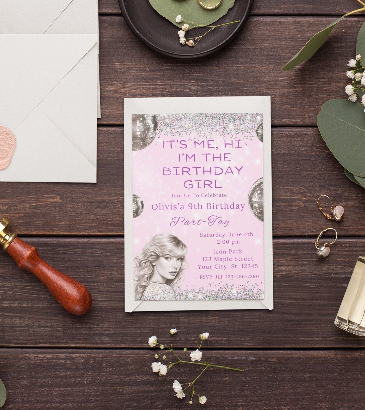 Swiftie Invitation Swiftie Birthday Invitation Swiftie Party Invitation ...