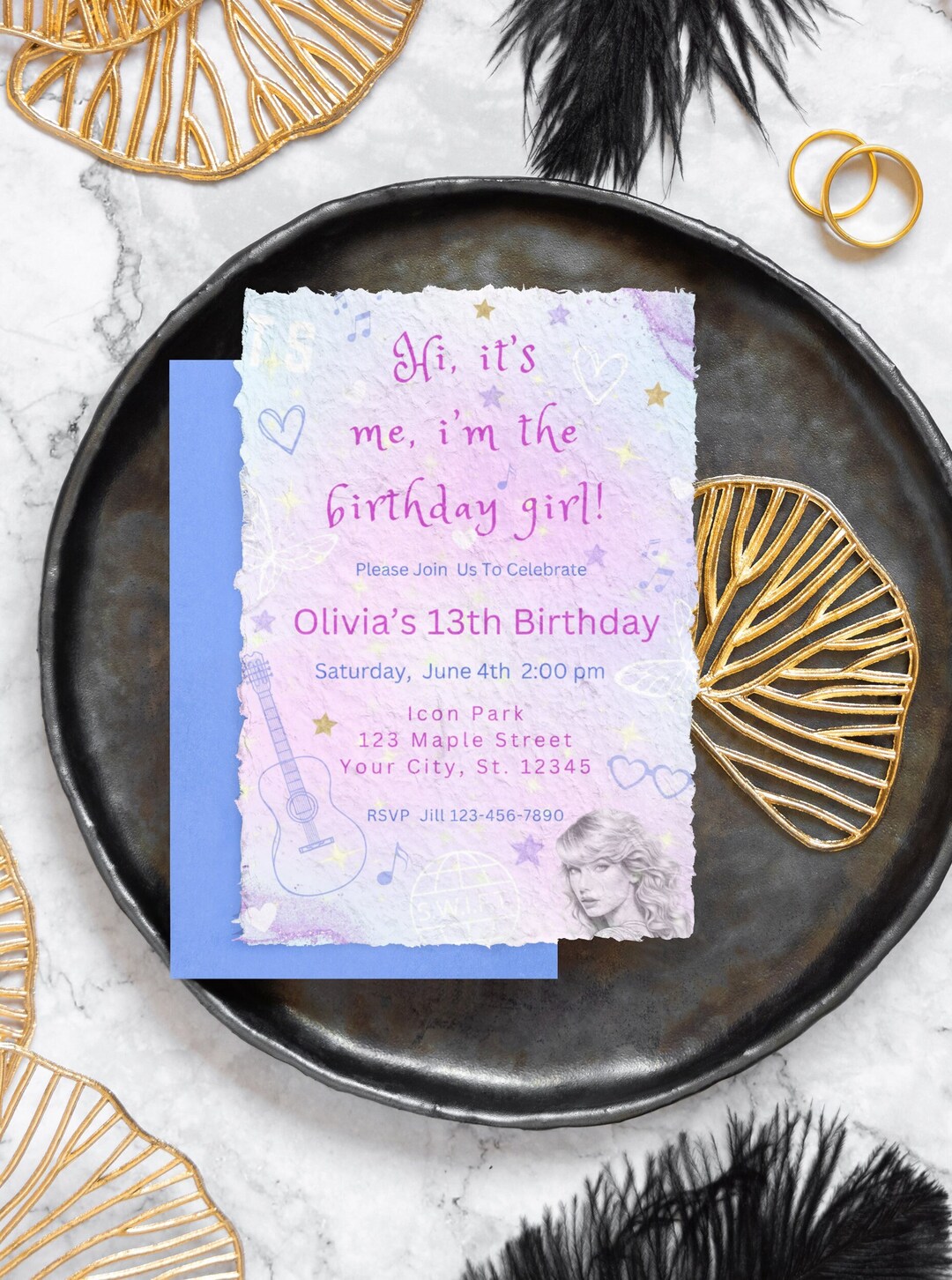 Swiftie Invitation Swiftie Birthday Invitation Swiftie Party Invitation ...