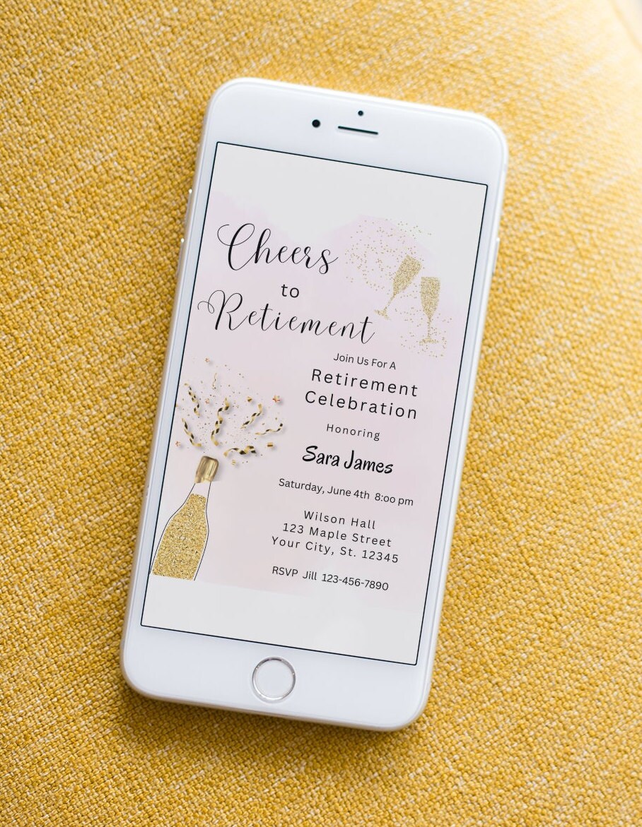 Retirement Party Invitation Retirement Invitation Template Retirement ...