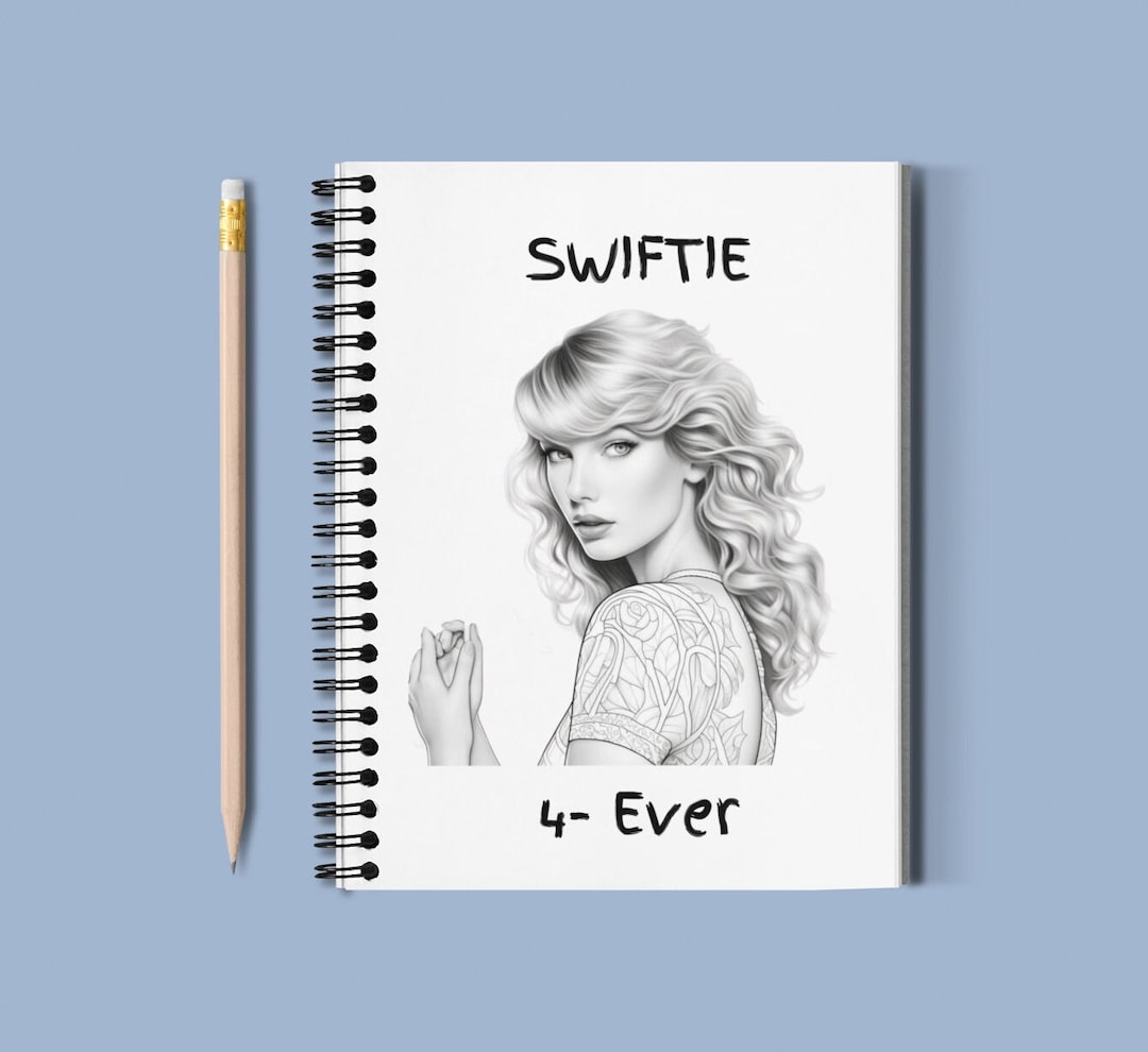 Taylor Swift Notebook, Spiral Notebook, Swifty, Swiftie, Journal ...