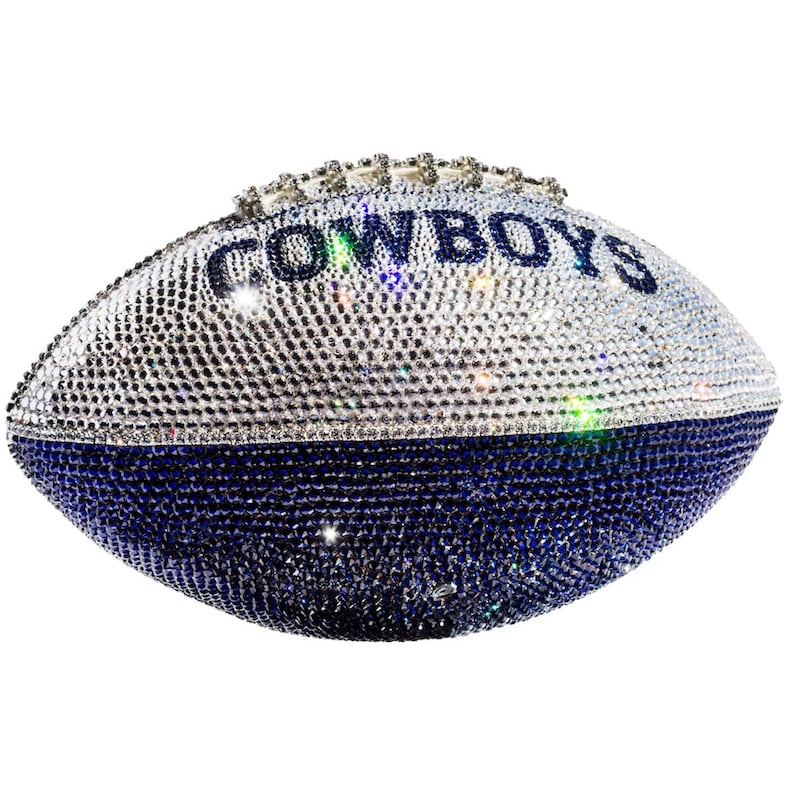 Swarovski Crystal Dallas Cowboys Football Bling Football Dad Gift ...