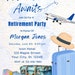 Travel Retirement Invitation Template Editable Adventure Awaits ...