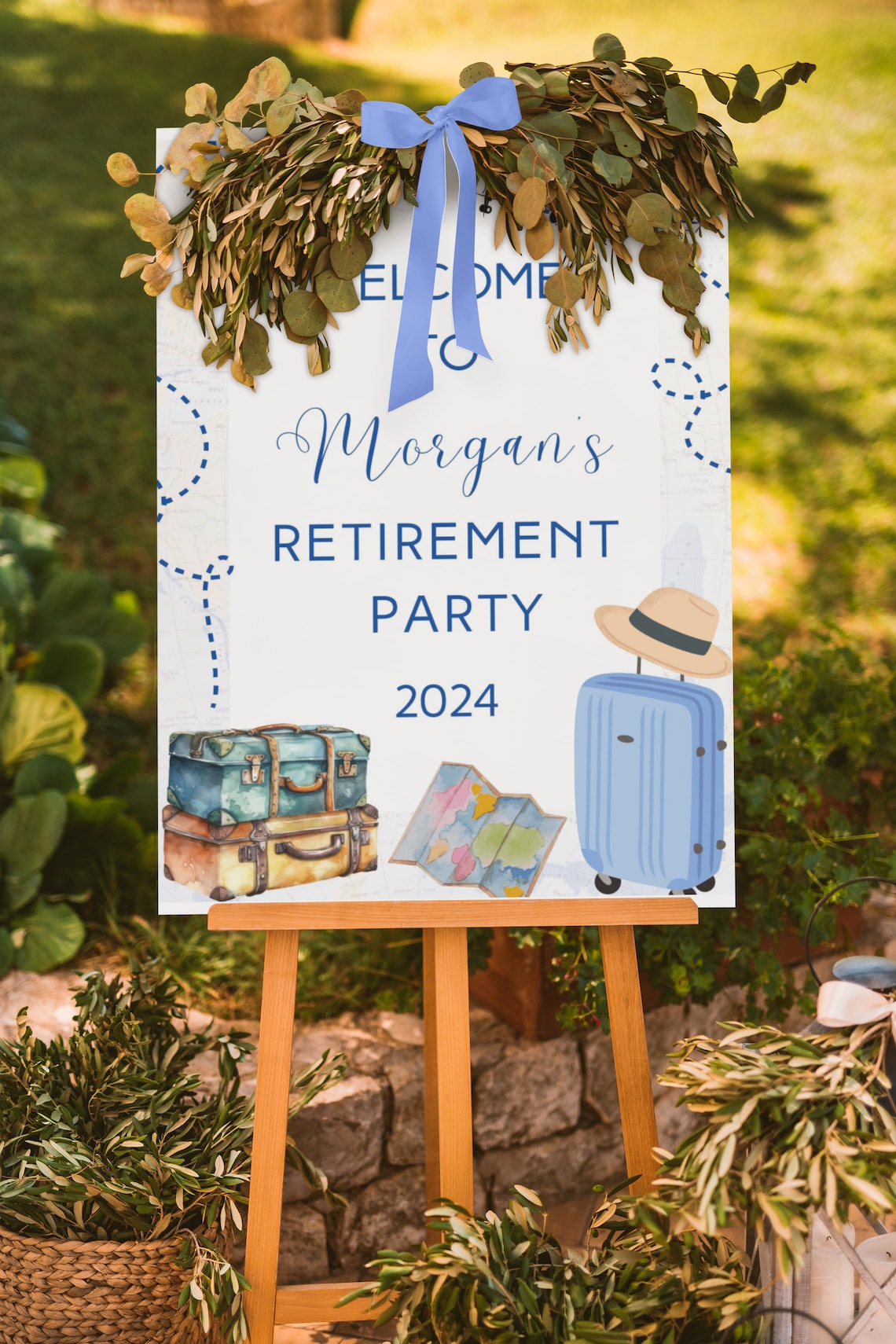 Travel Retirement Invitation Template Editable Adventure Awaits ...