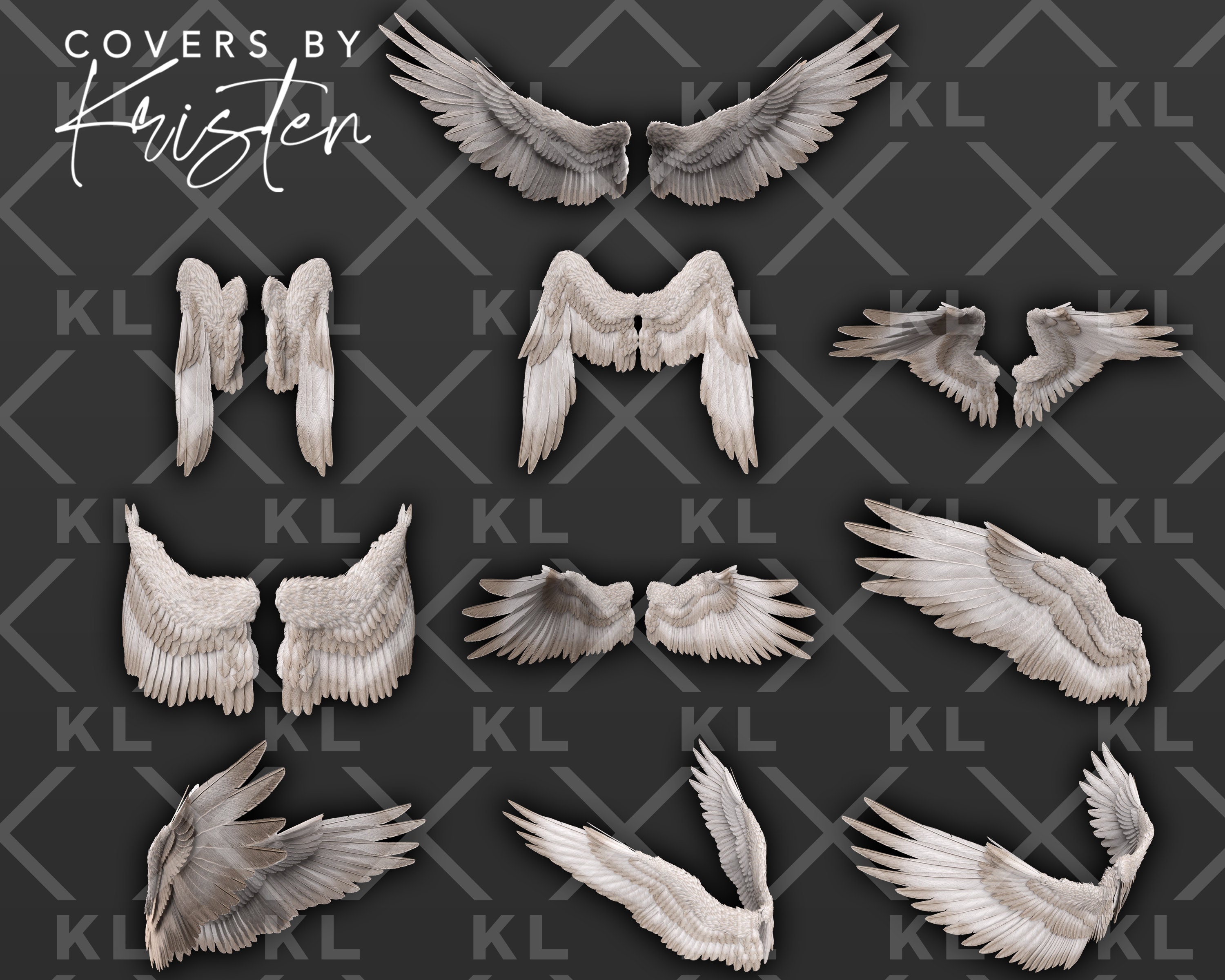 Magic Angel Wings Stock Images Clipart PNG Download - Etsy