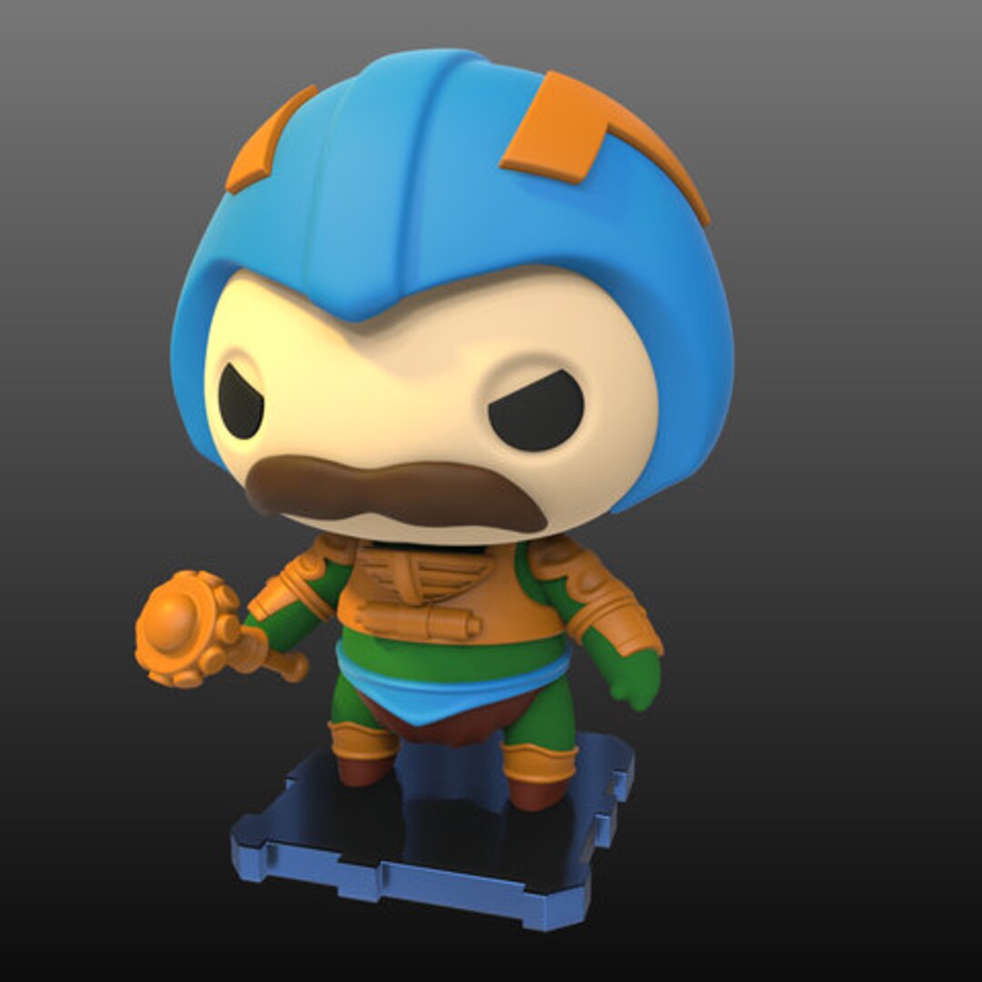 Digital File 3D Character Duncan Master of the Universe PLA Print Kit ...