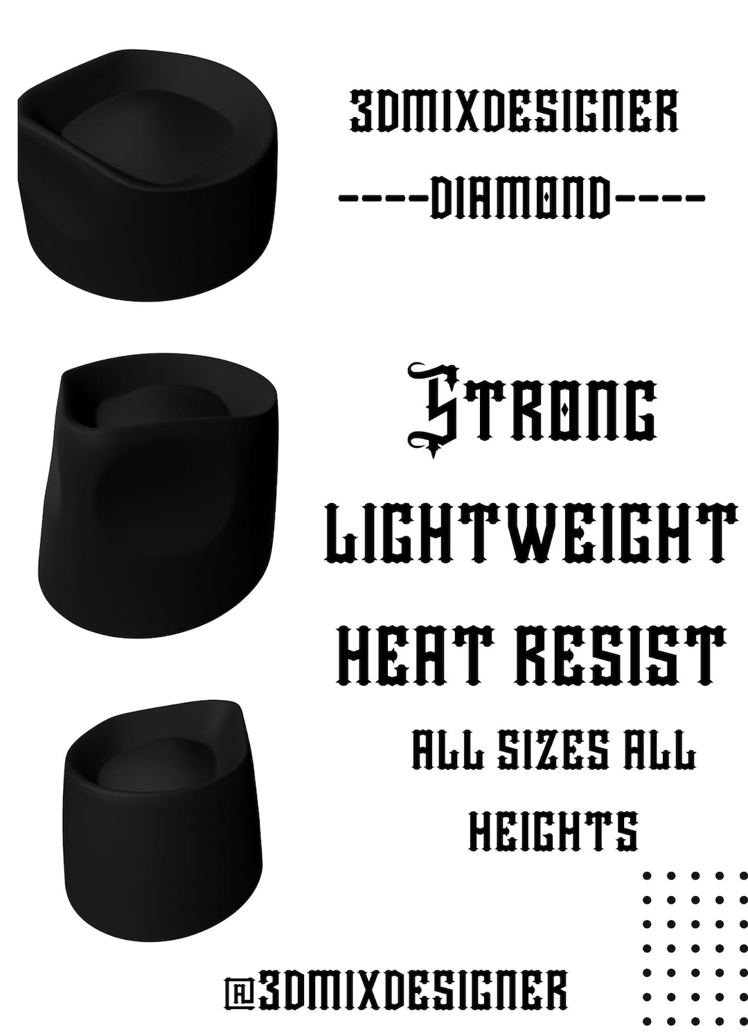 Hat Block Diamond Style 3D Printed Hat Blocks - Etsy