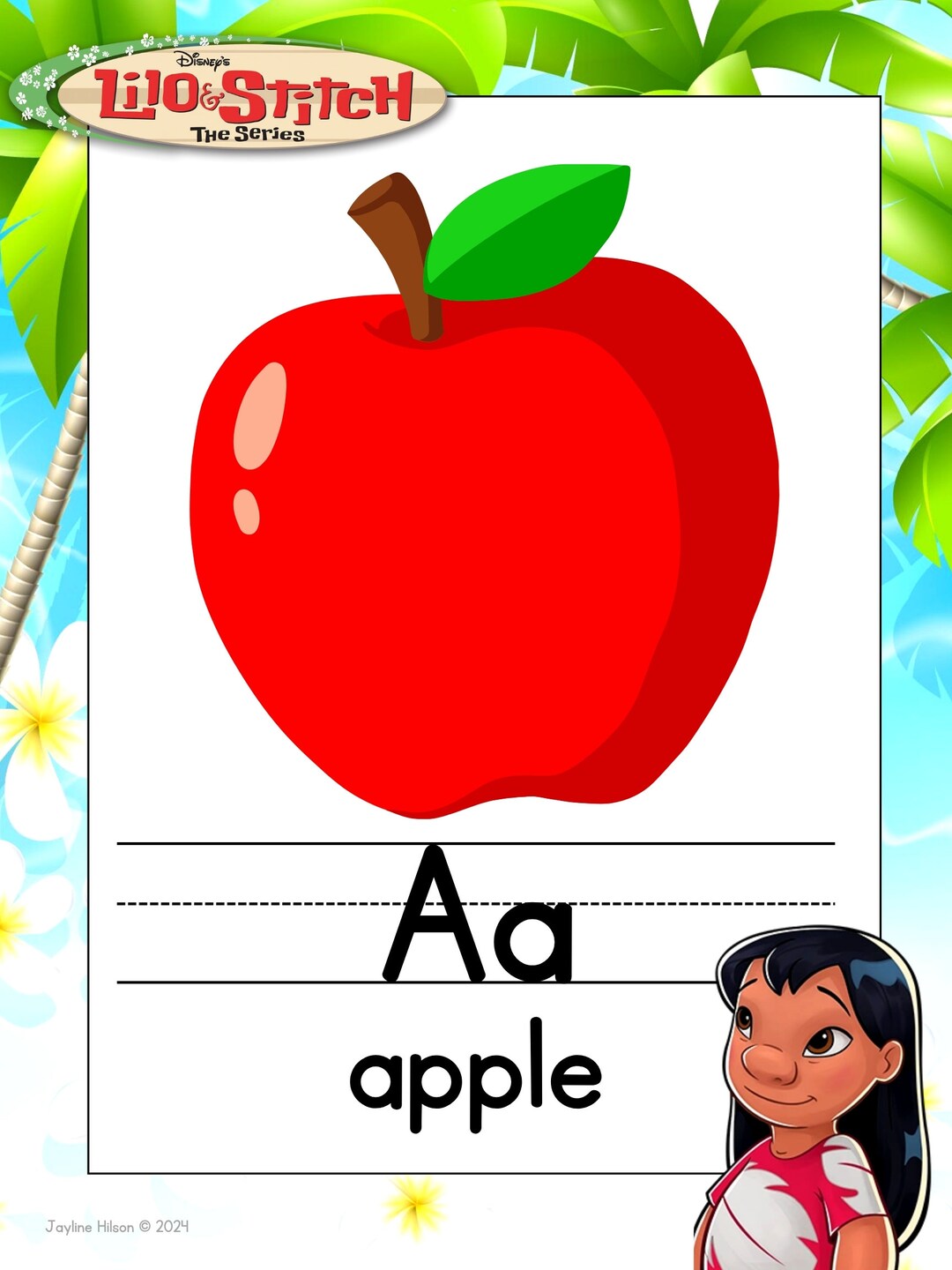 Lilo & Stitch Alphabet Cards UPDATED 2024 PRINTABLE - Etsy