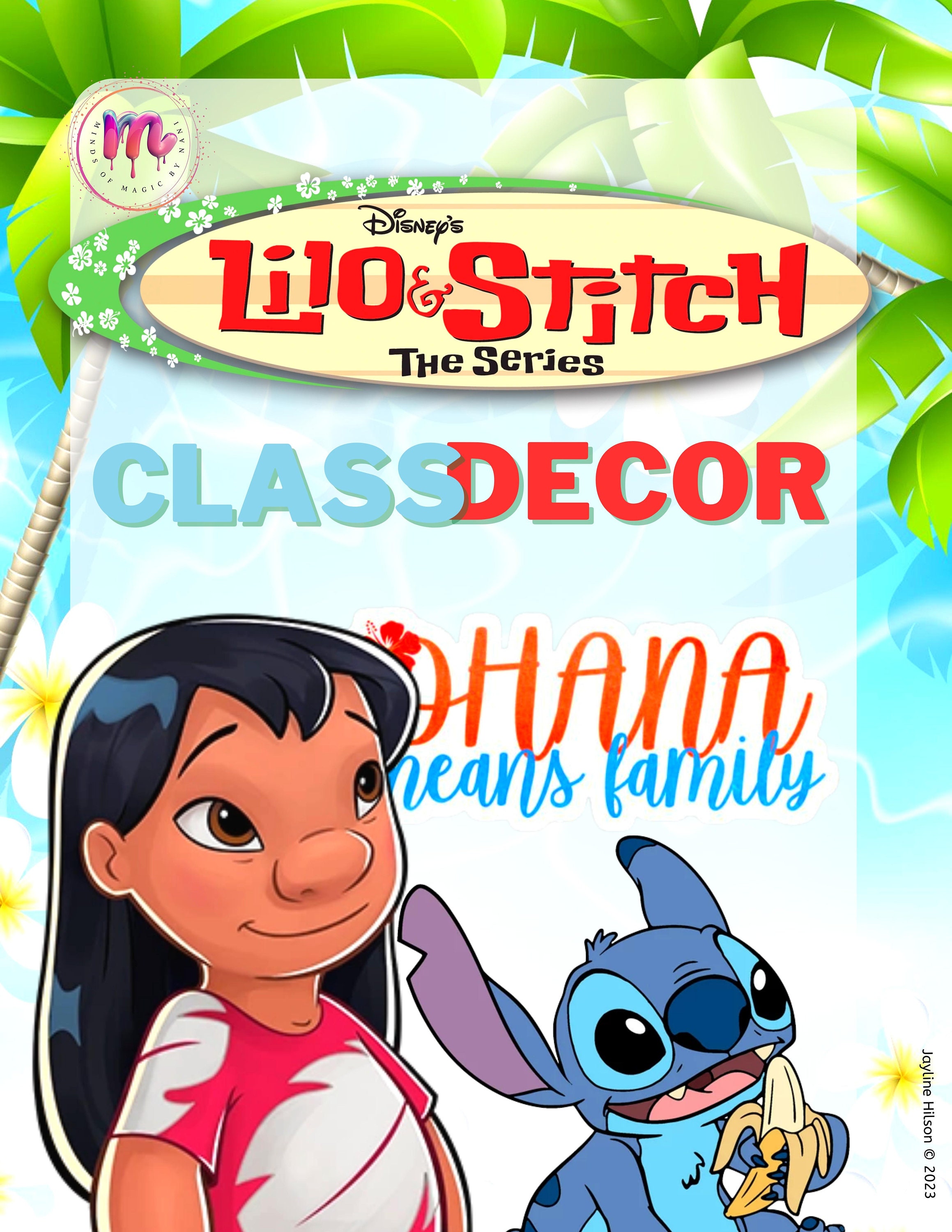 Lilo & Stitchy Classroom Decorations PRINTABLES - Etsy UK