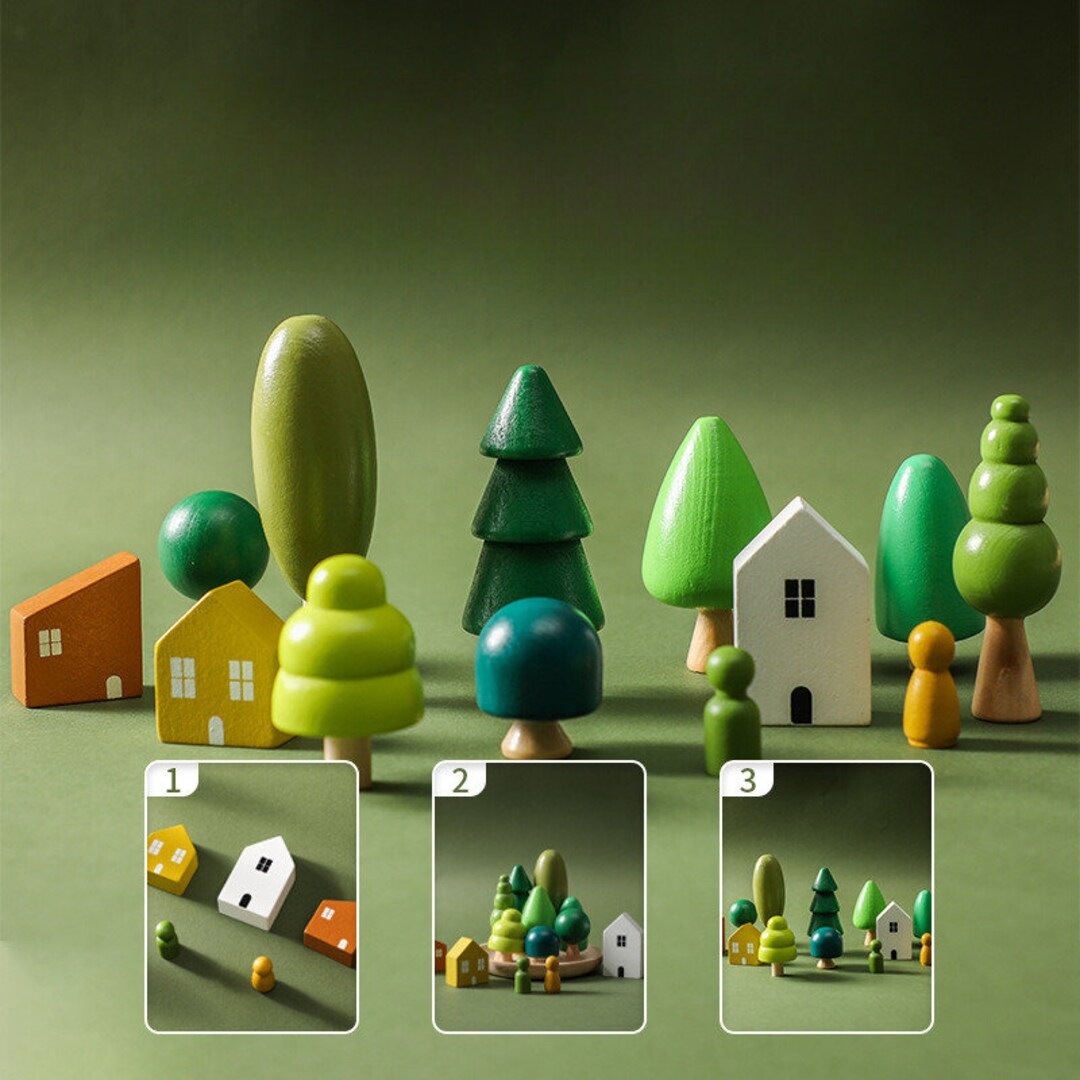 Personalized Forest Tree House Baby Boy Gift Box Pretend Play Toy for ...