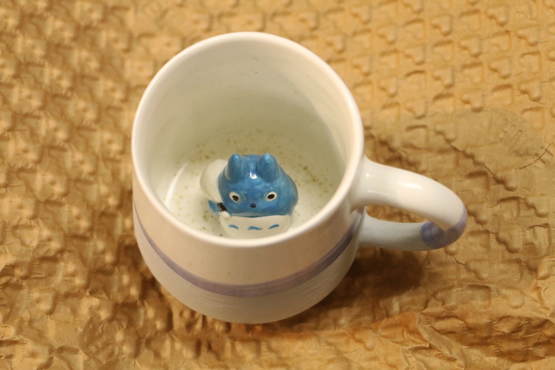 Anime Ceramic Coffee Mug, Character Inside Mug, Anime-inspired ...