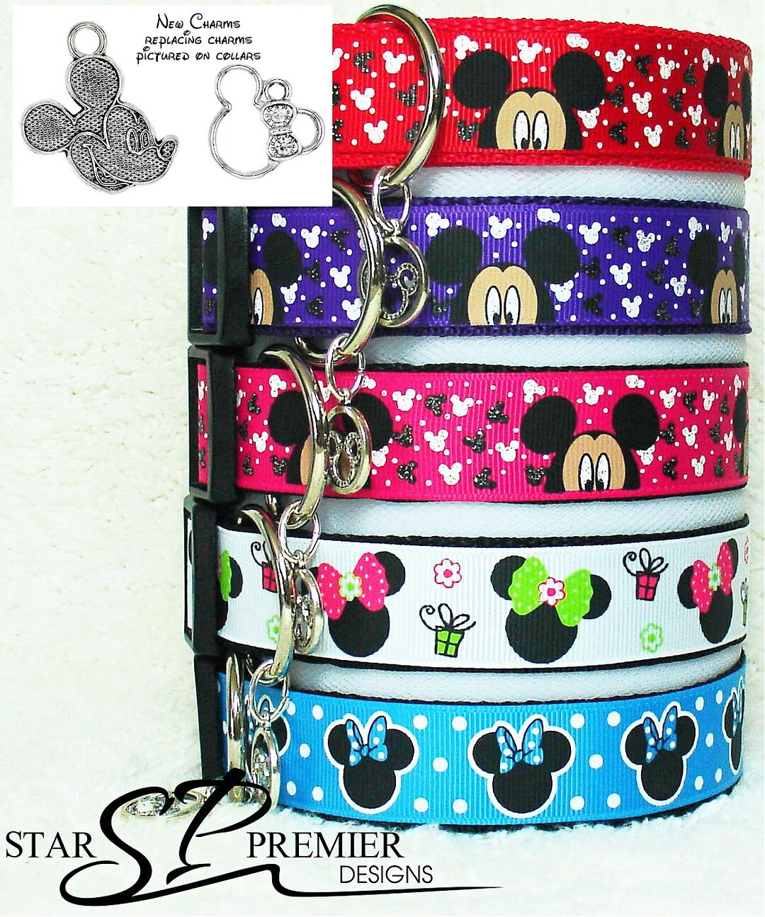Mickey Dog Collars large Breeds - Etsy