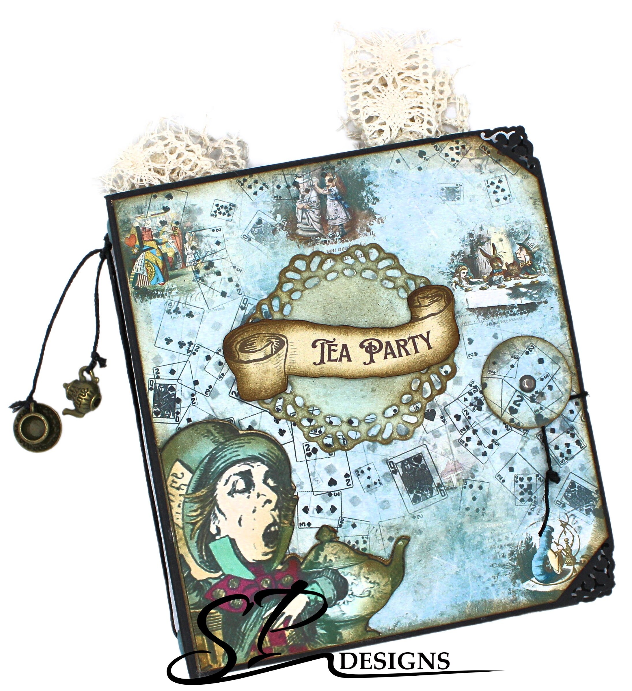Alice in Wonderland Tea Bag Book - Etsy