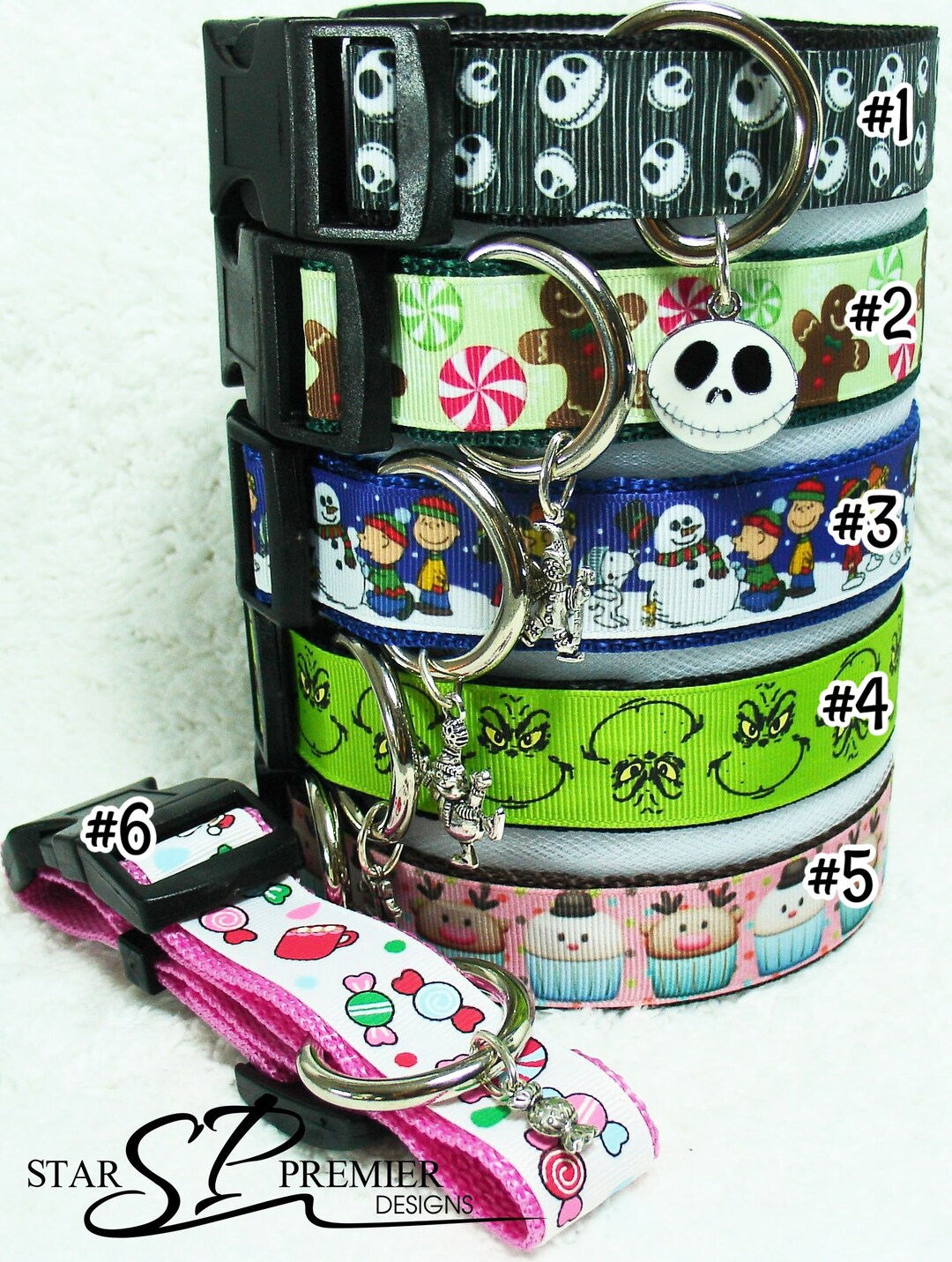 Christmas Dog Collars (((large Breeds))) - Etsy