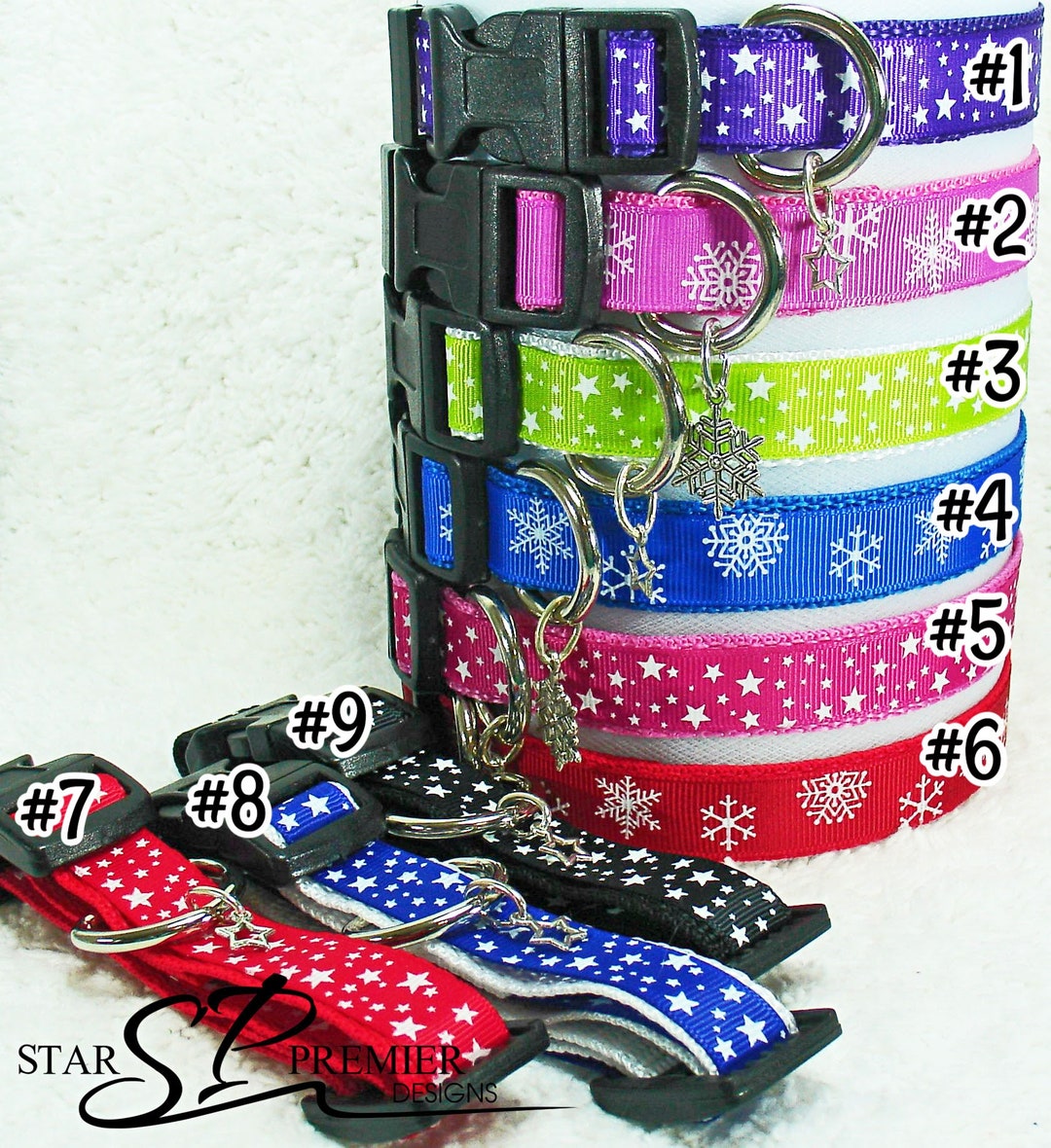 Star Dog Collars (((small Breeds))) - Etsy