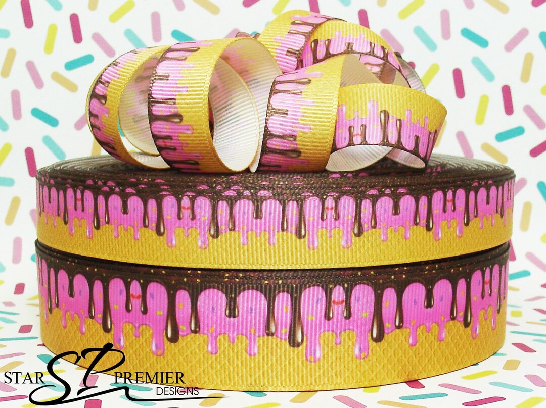 Ice Cream Grosgrain Ribbon 3 Yards - Etsy